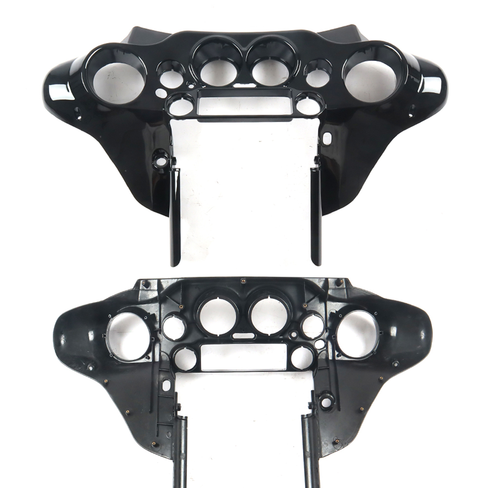 Vivid Black Front Batwing Inner Fairing for 1996-2013 Harley Street ...